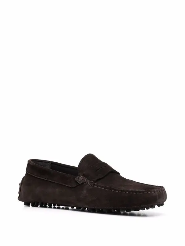 SCAROSSO Michael Penny Loafers - Brown