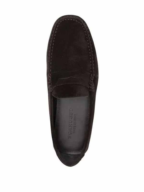 SCAROSSO Michael Penny Loafers - Brown