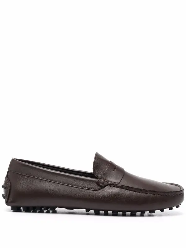 SCAROSSO Michael Slip-on Loafers - Brown