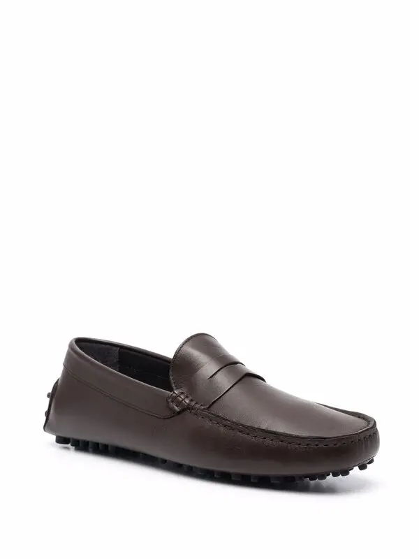 SCAROSSO Michael Slip-on Loafers - Brown