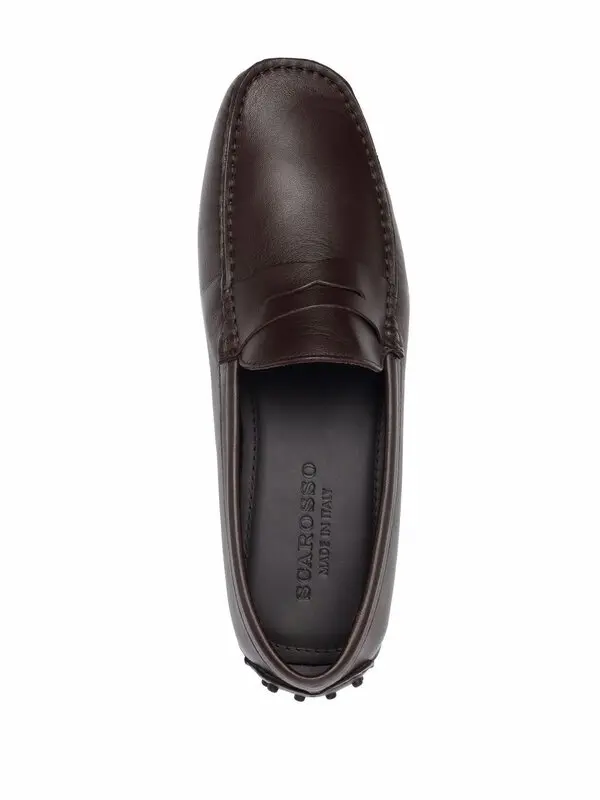 SCAROSSO Michael Slip-on Loafers - Brown
