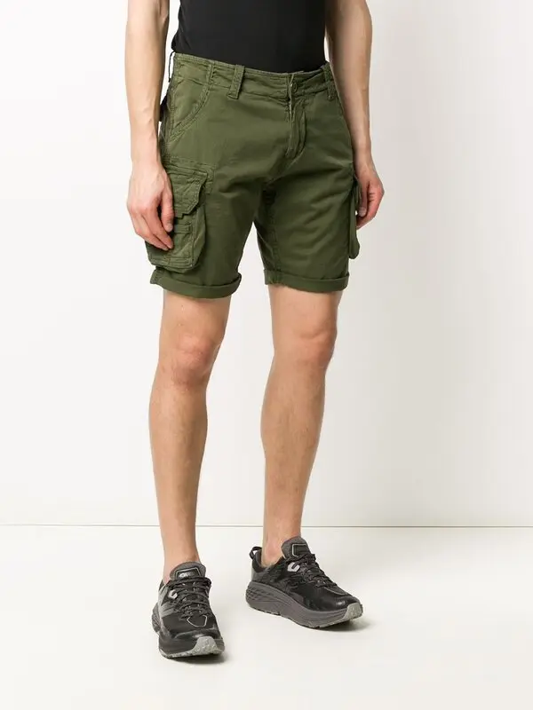 Alpha Industries Knee-length Cargo Shorts - Green