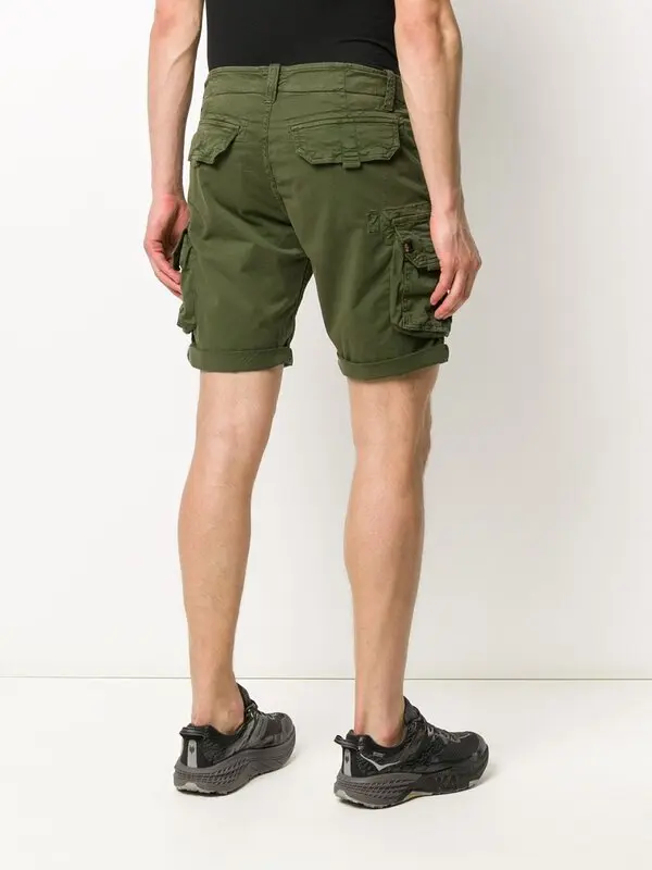 Alpha Industries Knee-length Cargo Shorts - Green