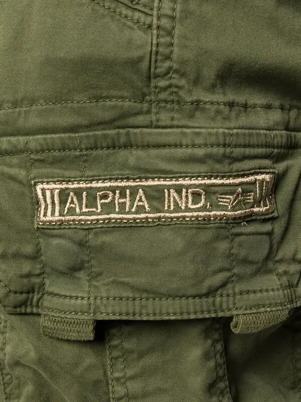 Alpha Industries Knee-length Cargo Shorts - Green