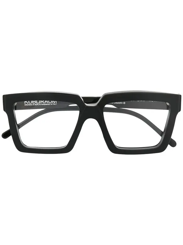 KUBORAUM Square Frame Eyeglasses - Black