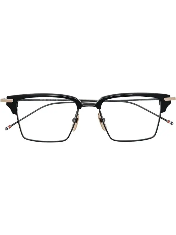 Thom Browne Tb422 Wayfarer-frame Glasses - Black