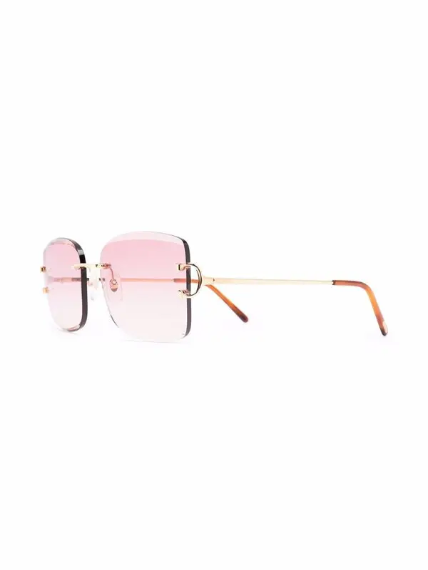 CARTIER Square-frame Sunglasses