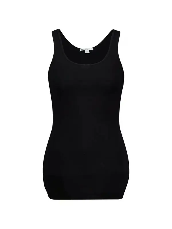 JAMES PERSE Fitted Tank Top - Black