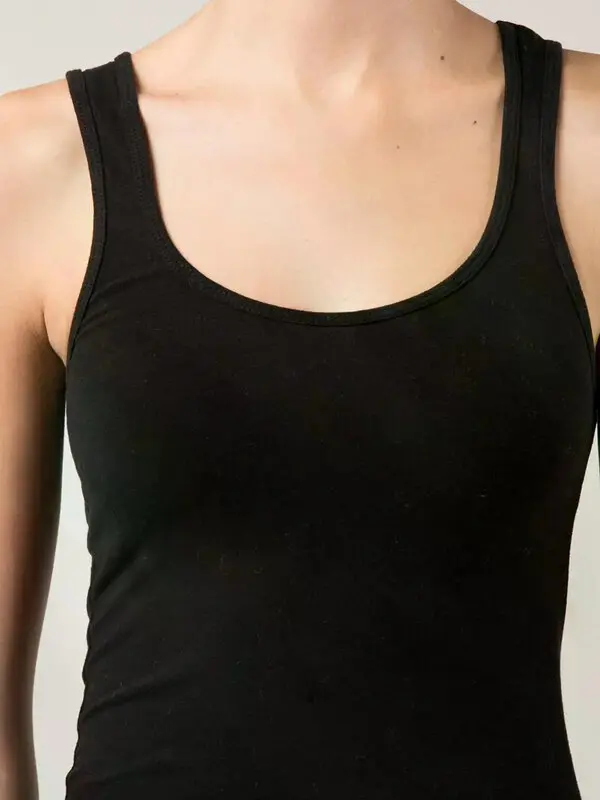 JAMES PERSE Fitted Tank Top - Black