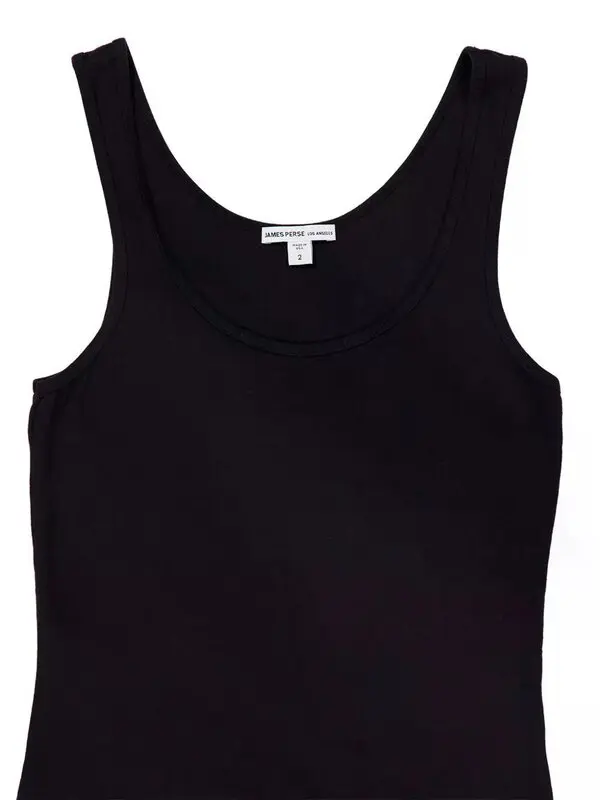 JAMES PERSE Fitted Tank Top - Black
