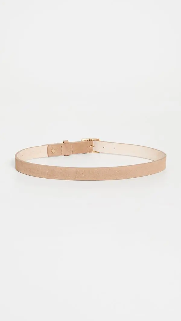 Rag & Bone Belt With Gold-tone Buckle - Camel
