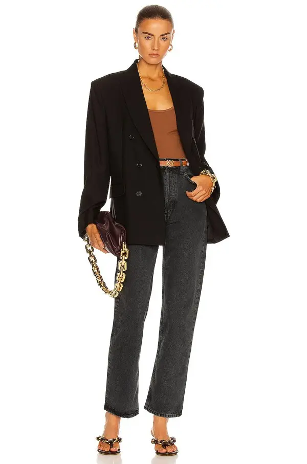 AGOLDE 90's Pinch Waist Jeans - Black Tea