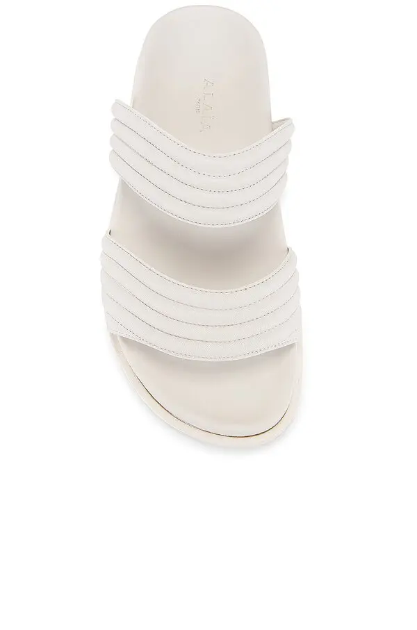 Alaïa Leather Slides