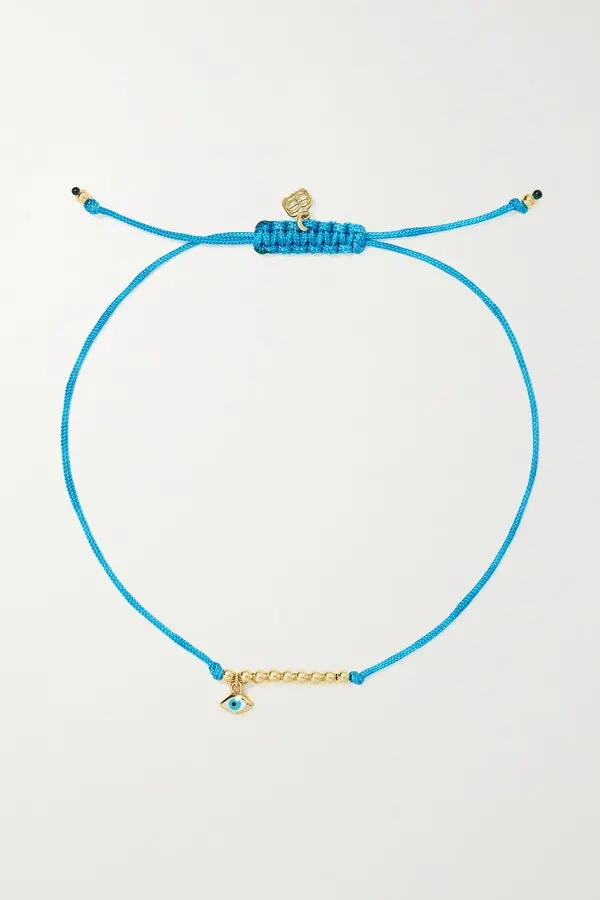 SYDNEY EVAN Evil Eye Bracelet - Blue
