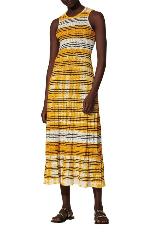 split knit dress Cierra Side Split Knit Dress