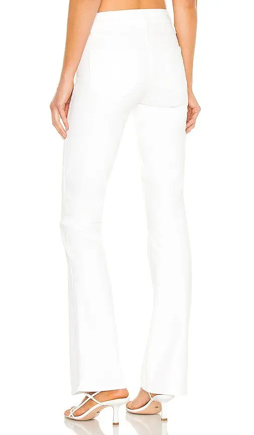 Paige High Rise Manhattan Boot Jeans - Crisp White