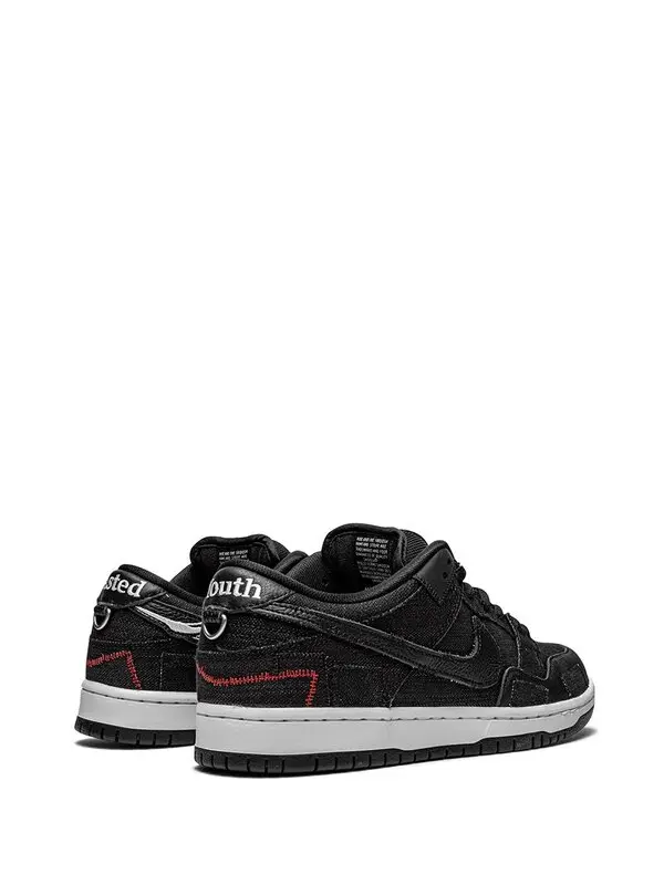 Nike Sb Dunk Low Wasted Youth Sneakers - Black