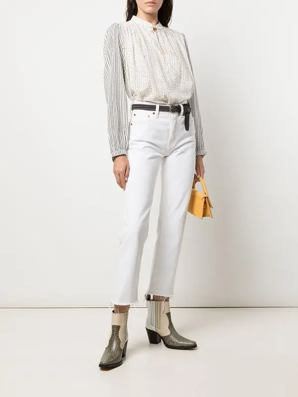 Rag & Bone Carly Tie-neck Blouse