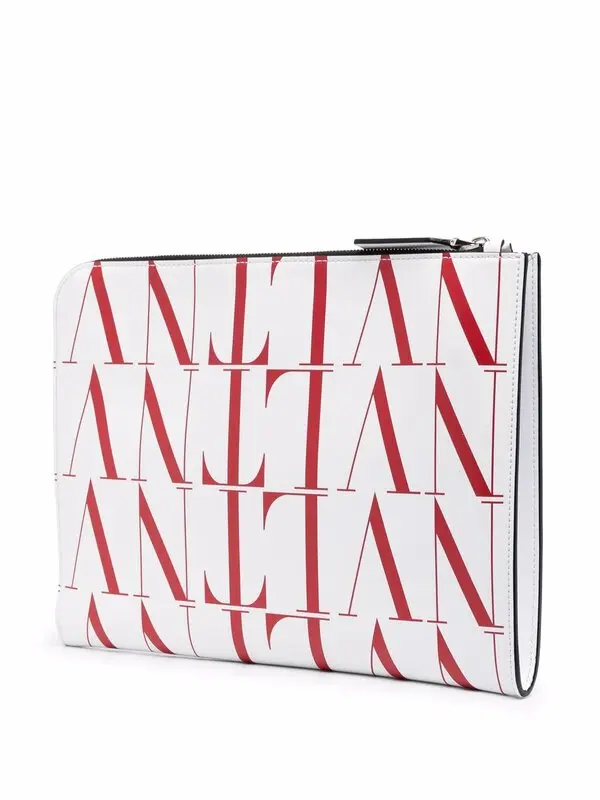 Valentino Garavani Vltn Logo-print Clutch