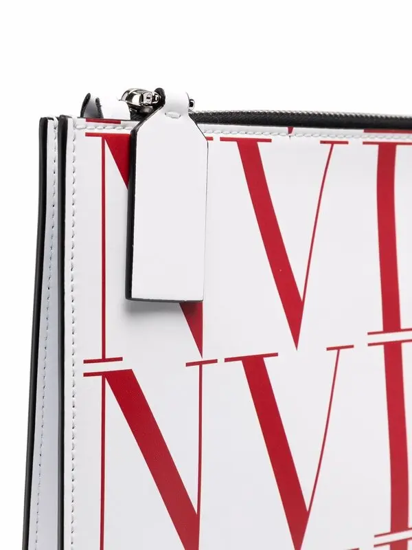 Valentino Garavani Vltn Logo-print Clutch