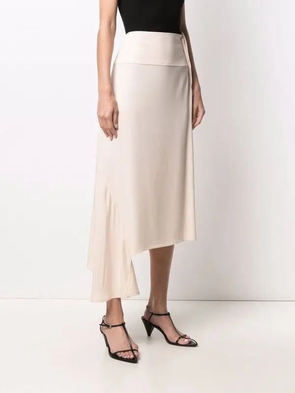 JIL SANDER High-waisted Asymmetric Skirt