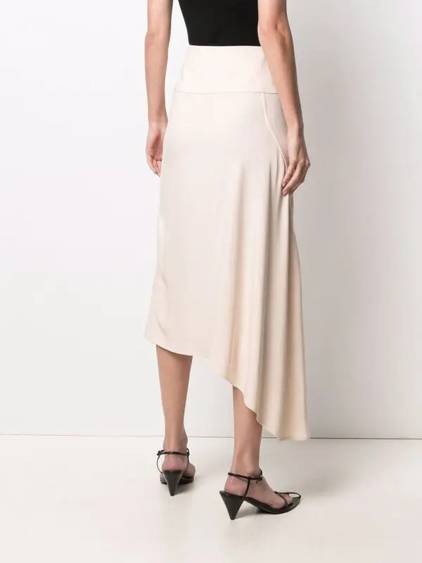 JIL SANDER High-waisted Asymmetric Skirt
