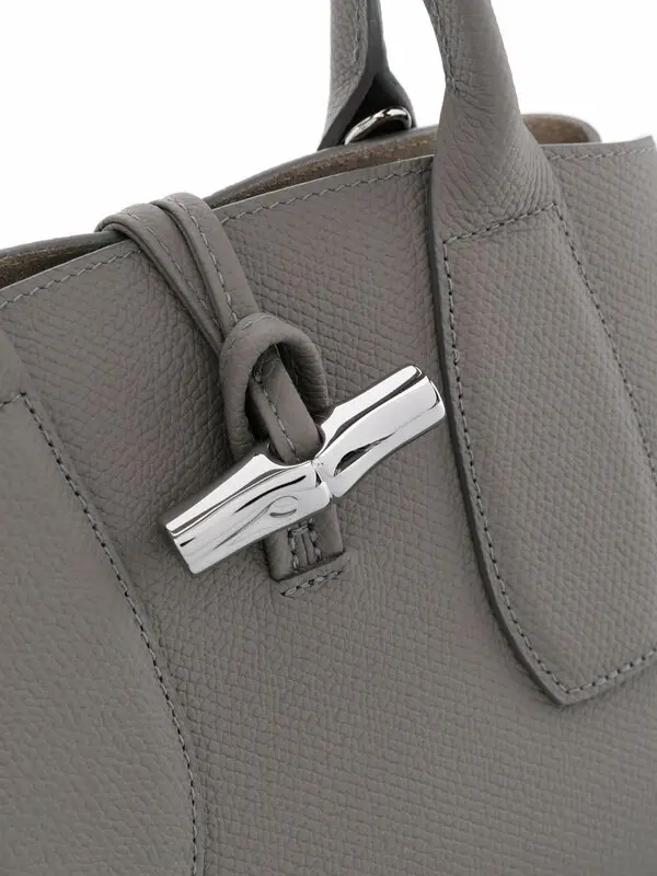 Longchamp Small Roseau Leather Tote Bag