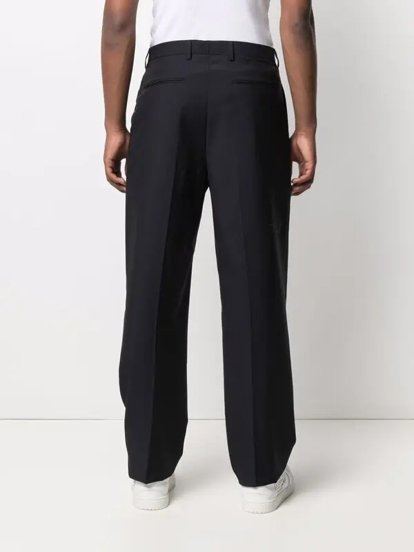 Valentino Garavani Straight-leg Tailored Trousers - Blue