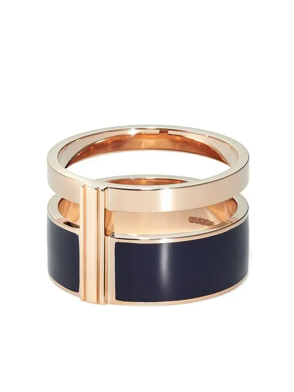 REPOSSI 18kt Rose Gold Chunky Ring