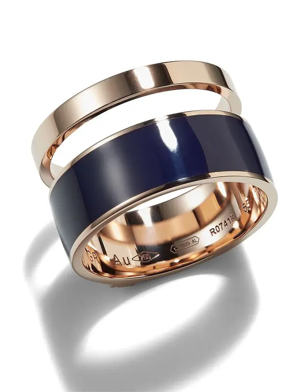 REPOSSI 18kt Rose Gold Chunky Ring