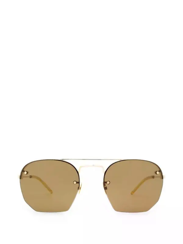 Saint Laurent Geometric Frame Sunglasses