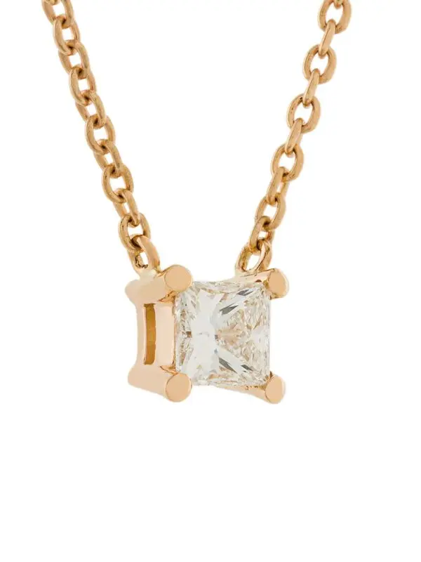 Delfina Delettrez Dots Solitaire Diamond Necklace