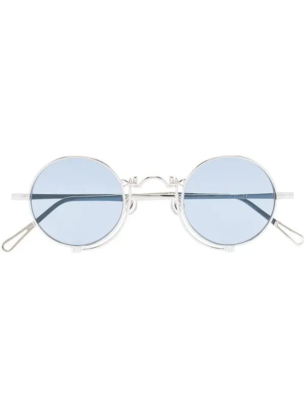 Matsuda Round-frame Tinted Sunglasses - Blue