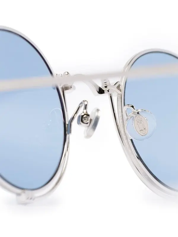 Matsuda Round-frame Tinted Sunglasses - Blue