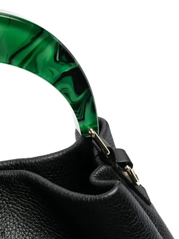 Marni Venice Medium Tote Bag In Leather - Black