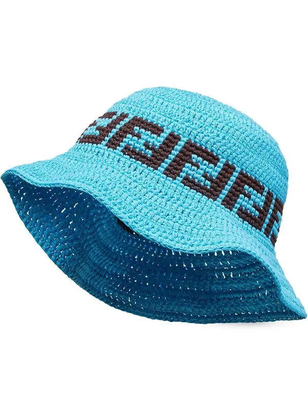 Fendi Knitted Ff-logo Hat