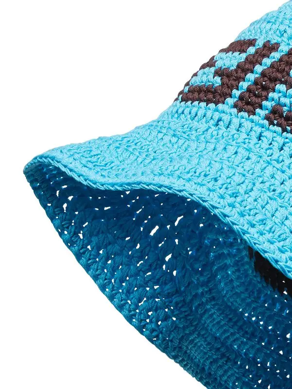 Fendi Knitted Ff-logo Hat