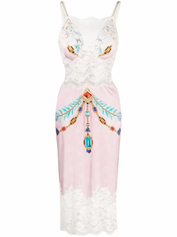 chinese dress ladies Paco Rabanne White Neoprene and Silver Lurex Lace Dress SS2017   PaumLosAngeles
