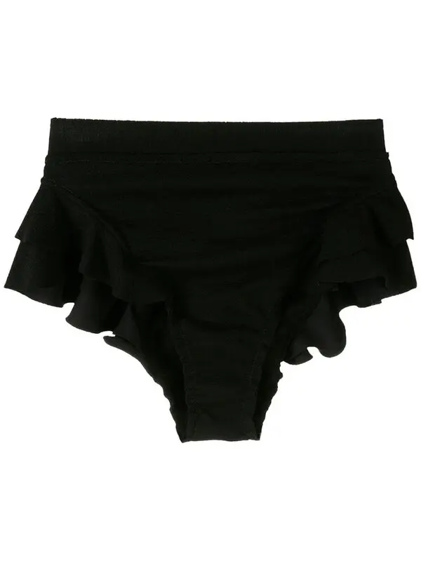 CLUBE BOSSA Turbe Bikini Bottom - Black