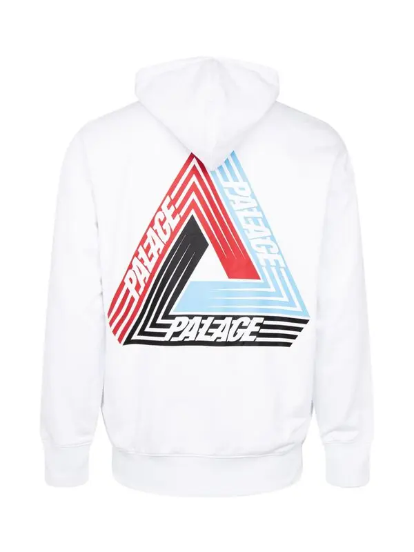 PALACE Tri-dart Logo-print Hoodie - White