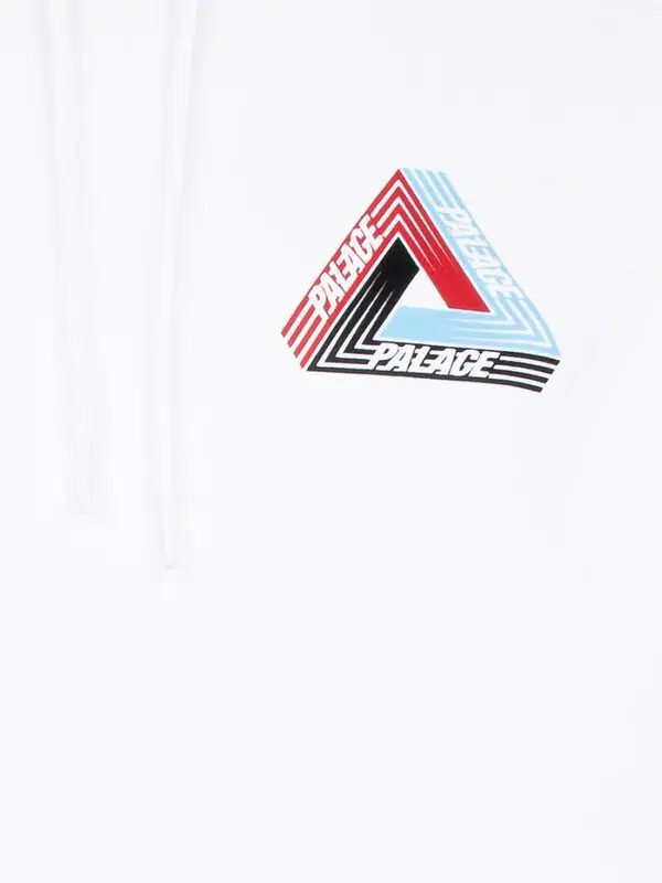 PALACE Tri-dart Logo-print Hoodie - White