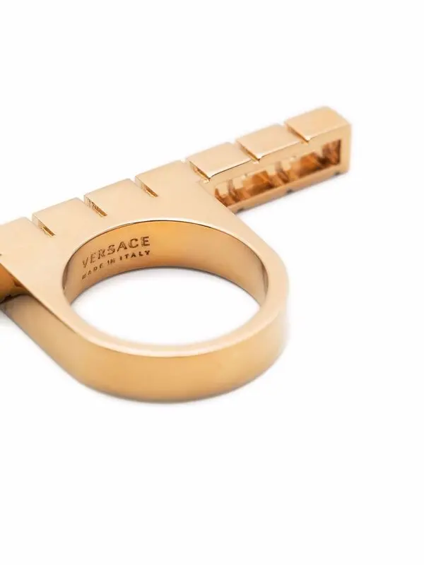 Versace Greca Knuckleduster Ring