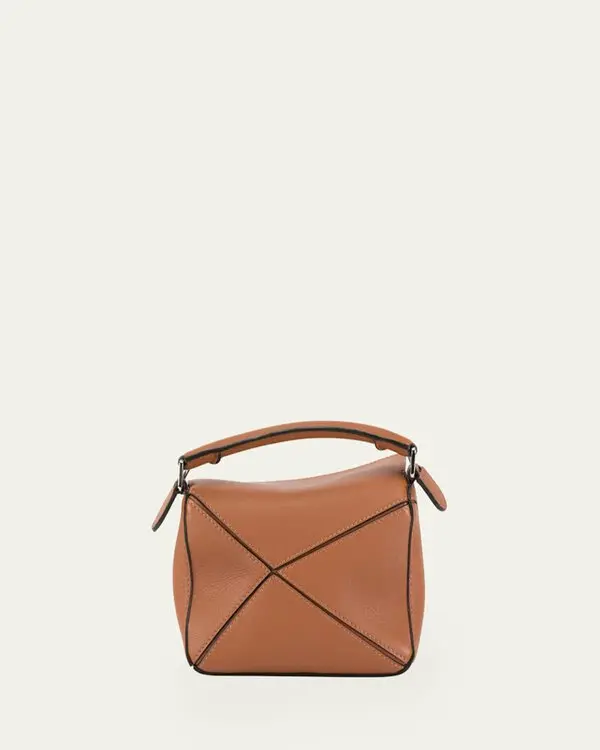 Loewe Puzzle Mini Top-handle Bag - Tan