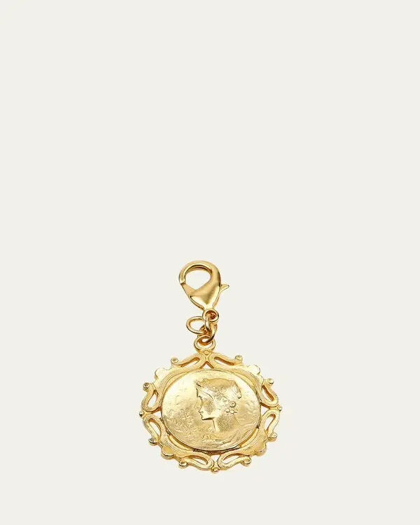 BEN-AMUN Roman Coin Charm - Gold