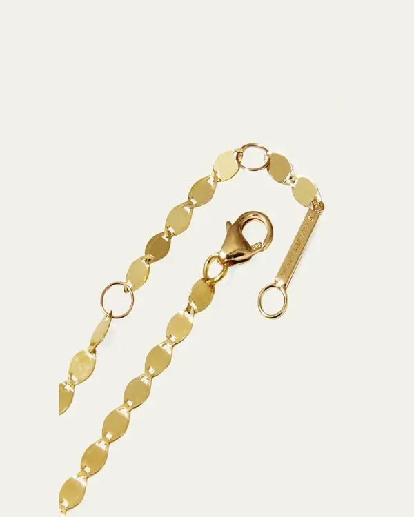Lana Jewelry 14k Bond Nude Chain Choker Necklace - Gold