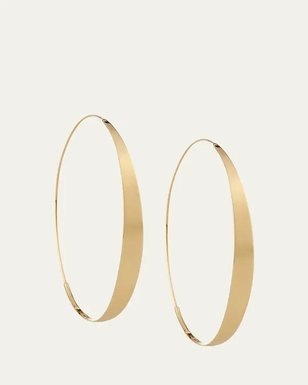 Lana Jewelry 14k Bond Xl Hoop Earrings - Gold