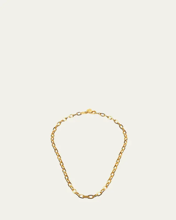 BEN-AMUN Oval-link Chain Necklace - Gold
