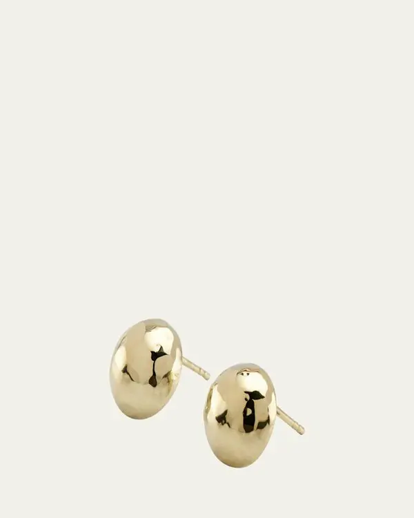 Ippolita 18k Hammered Pinball Stud Earrings