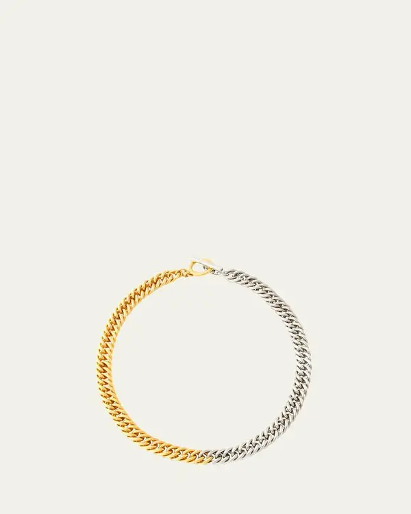 BEN-AMUN Vintage-inspired Two-tone Chain Necklace - Two Tone