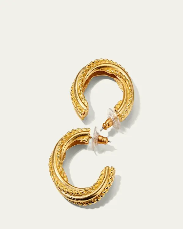 BEN-AMUN Plated Hoop Earrings